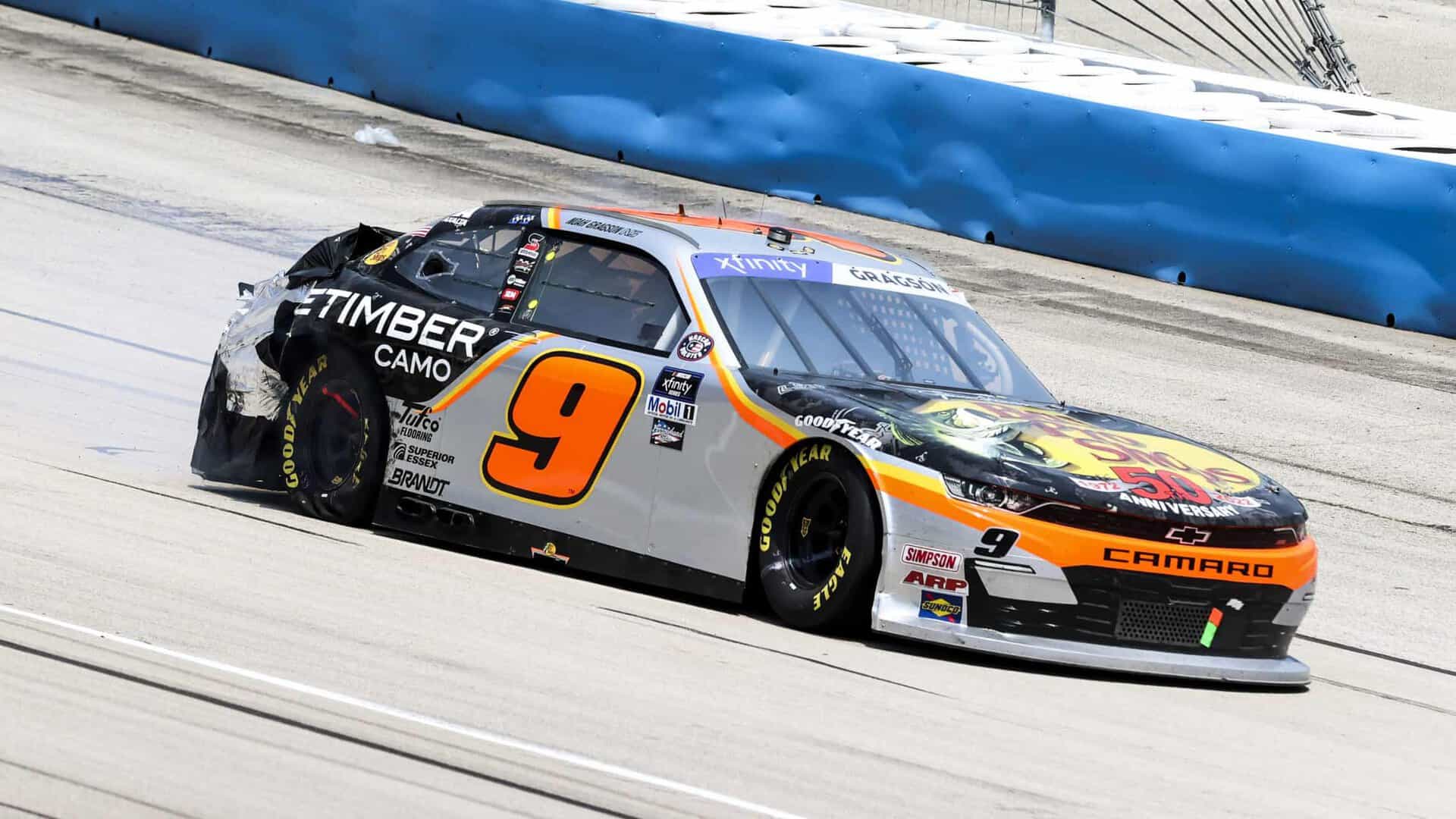 Noah Gragson wins Stage 1, crashes twice at Texas Motor Speedway ...