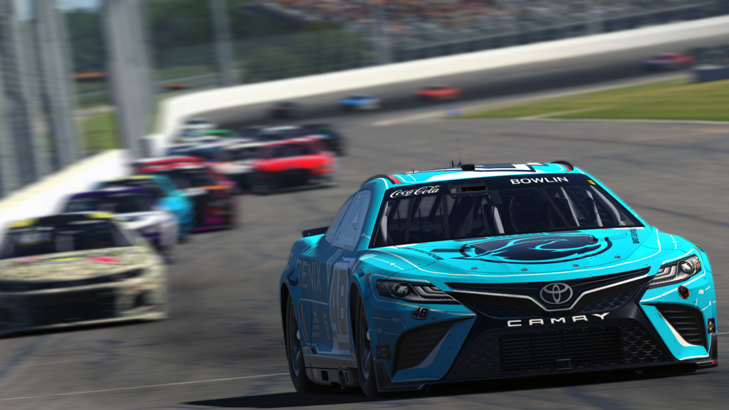 Bowlin Runs Away with eNASCAR Race at Gateway