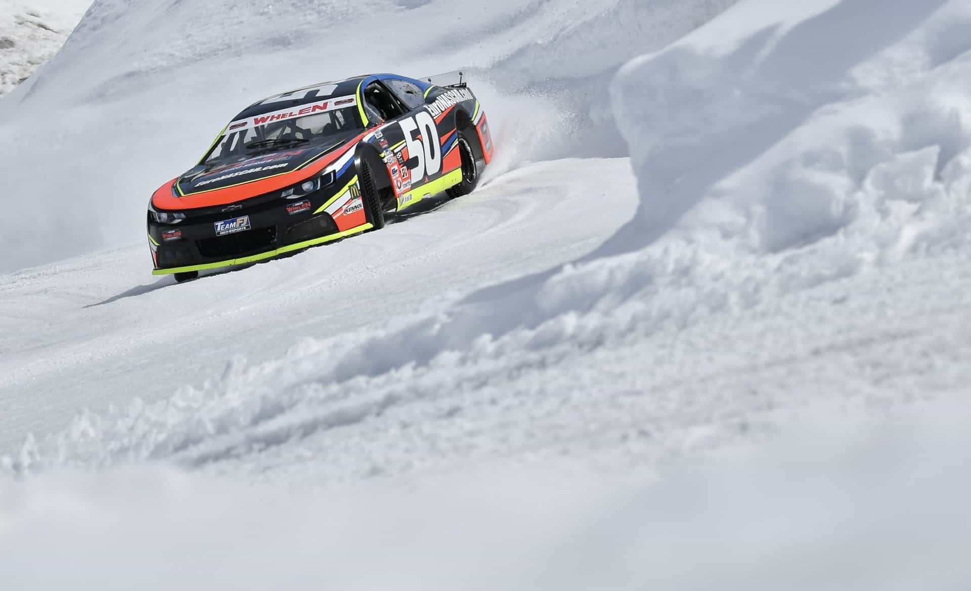 Frozen NASCAR Race Iced Over
