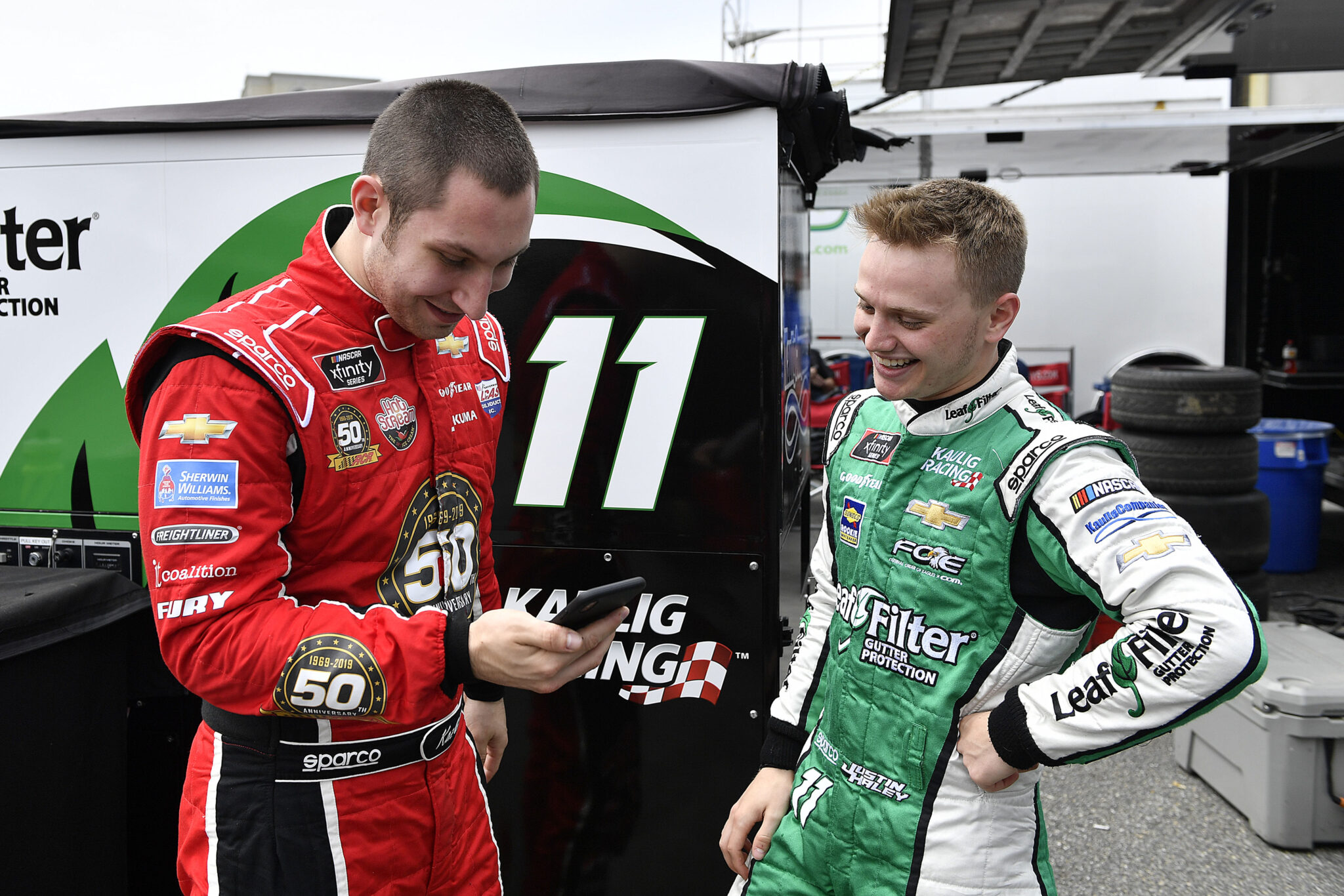 Grala, Haley Once Rivals, Now NASCAR’s ‘Step Brothers’