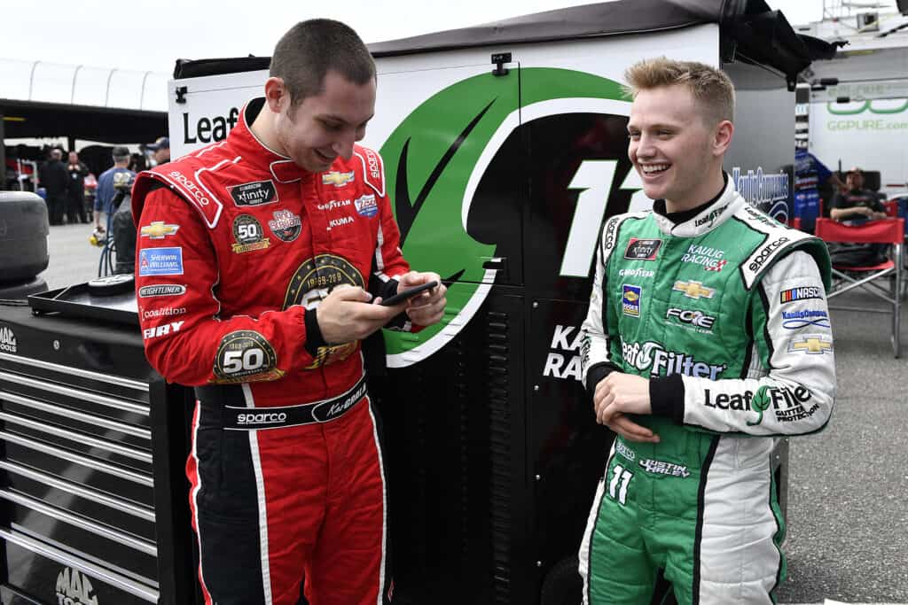 Grala, Haley Once Rivals, Now NASCAR’s ‘Step Brothers’
