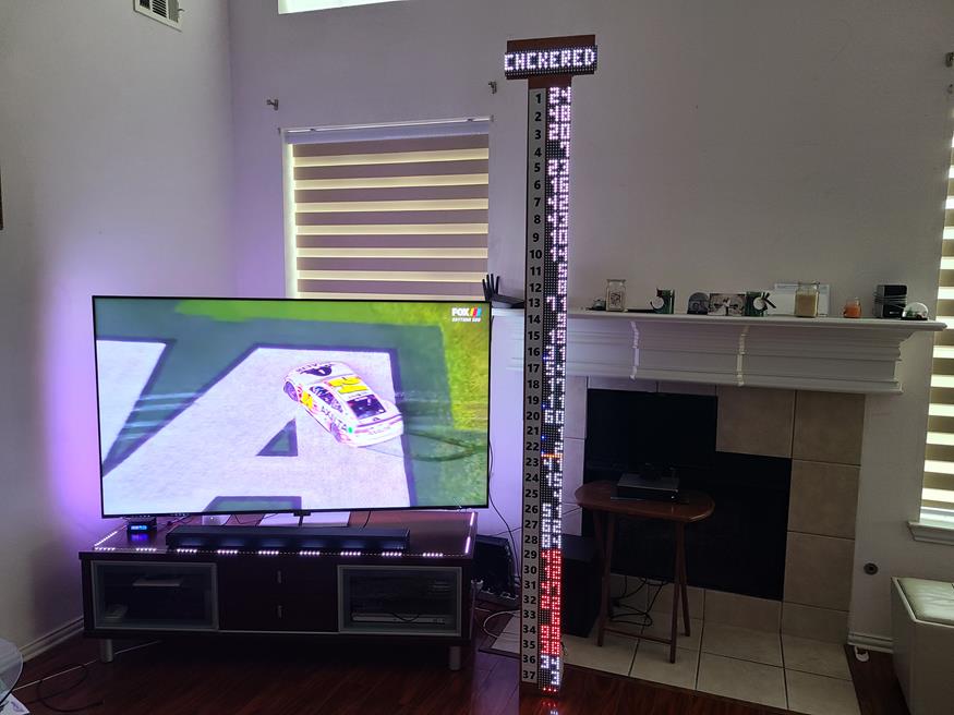 Asnake's Custom Scoring Pylon Snag NASCAR World's Attention